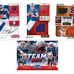 2018 Panini Contenders NFL Football BLASTER box (40 cards incl. ONE Memorabilia or Autograph card)