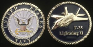 f-35 lightning ii challenge coin