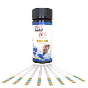 pH Test Strips 0 to 14 (200 ct) for Water & Liquids. Universal Plastic pH Strips Drinking Water, Kombucha, Pool, Spa, Hotub, Soap, & Urine and Saliva. Acid Alkaline Litmus Paper Testing Strips