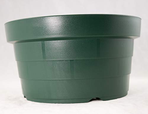 4 Gr Japanese Heavy Duty Round Plastic Bonsai / Succulent Pot 8.25"x 8.25"x 4.5"