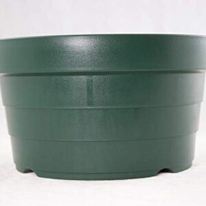 4 Gr Japanese Heavy Duty Round Plastic Bonsai / Succulent Pot 8.25"x 8.25"x 4.5"