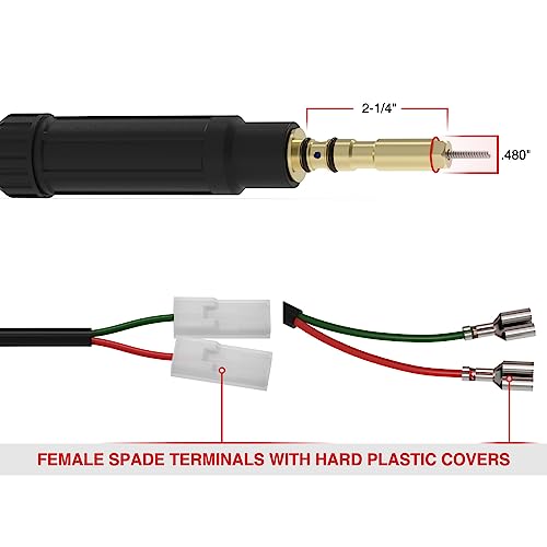 YESWELDER MIG Welding Gun Torch Stinger 100A 10ft, Replacement Hobart H-10/195957 H100S2-10/245924 For Hobart Handler 135/140/175/180/187