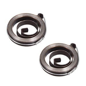 uxcell drill press return spring, quill spring feed return coil spring assembly, 3.3ft long, 40 x 8 x 0.8mm 2pcs