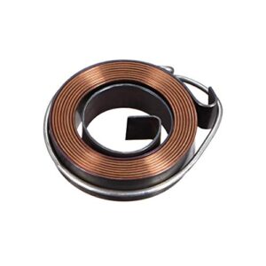 uxcell drill press return spring, quill spring feed return coil spring assembly, 3.3ft long, 40 x 10 x 0.8mm