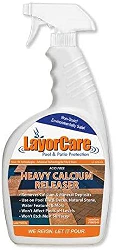 LayorCare Heavy Calcium Releaser Quart Trigger Spray, Acid Free & Non Toxic