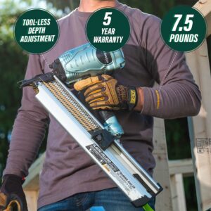 Metabo HPT Framing Nailer, The Pro Preferred Brand of Pneumatic Nailers*, 21° Magazine, Accepts 2" to 3-1/2" Framing Nails, (NR90AES1)