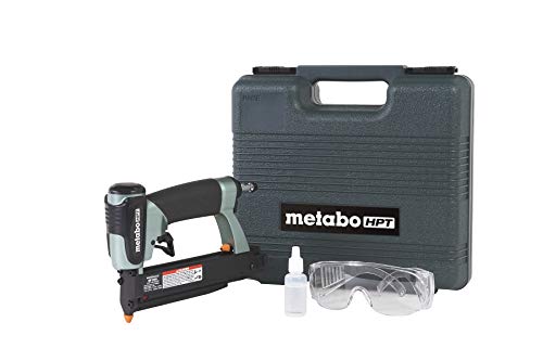 Metabo HPT Pin Nailer Kit | Pro Preferred Brand of Pneumatic Nailers | 23 Gauge | Accept 5/8-Inch to 1-3/8-Inch Pin Nails | Ideal for Cabinets, Paneling, Craft Work, & Picture Frame Assembly | NP35A