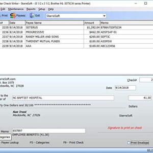 Star Check Writer USB