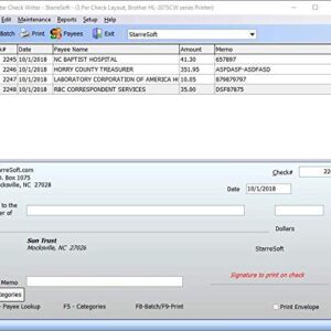 Star Check Writer USB