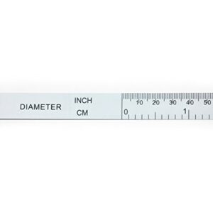 Perfect Pi Diameter Circumference Auto-Brake Tape Measure and Layout Pocket Rule DAL120-1/2-Inch by 12ft / 3.5m