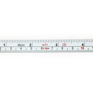 Perfect Pi Diameter Circumference Auto-Brake Tape Measure and Layout Pocket Rule DAL120-1/2-Inch by 12ft / 3.5m