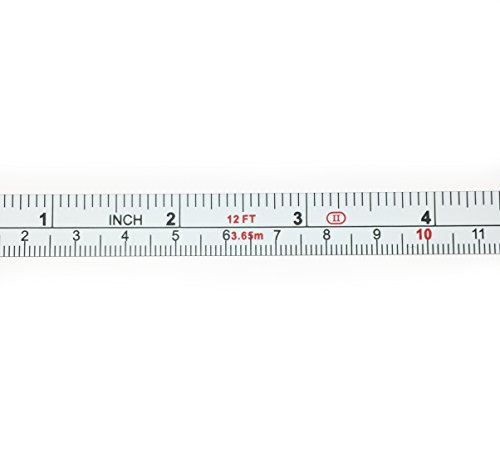 Perfect Pi Diameter Circumference Auto-Brake Tape Measure and Layout Pocket Rule DAL120-1/2-Inch by 12ft / 3.5m