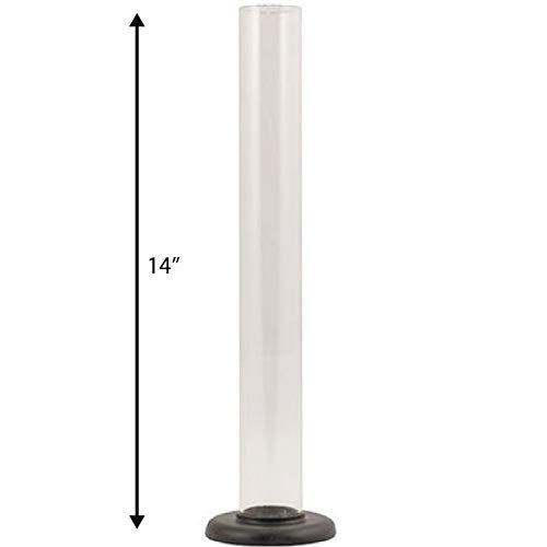 Fermtech 14" Hydrometer Test Jar for Beer or Wine Sampling, Plastic by Ubrewusa