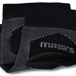 Masirs Ankle Compression Socks - A Toeless Foot Sleeve, Splint for Women Neuropathy, Ankle Swelling Relief, Heel Pain.