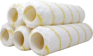 pro grade - paint roller covers - 1/2 x 9 inch microfiber 5 pack