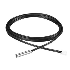 uxcell 200k ntc thermistor probe 39.4 inch stainless steel sensitive temperature temp sensor for air conditioner