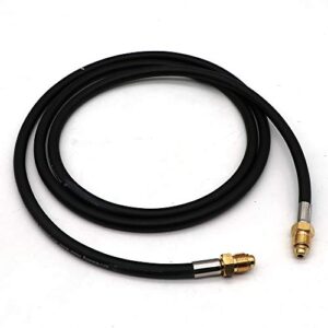 KIPA Gas Hose For For Argon Flowmeters Regulators TIG Welder MIG Welding CO2 Flowmeter 10 to 60 CFH - 0 to 4000 psi pressure gauge CGA580 Fits Miller Lincoln Mig Tig (Gas Hose)