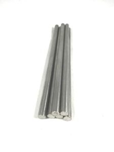 1/8" .125 pin stock round rod knife making- stainless- 2 pcs x 6"