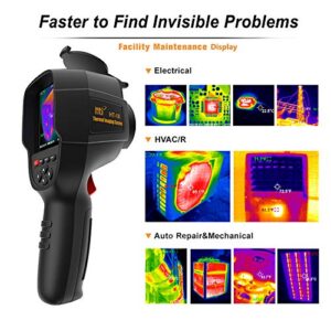 Hti HT-18,Thermal Imaging Camera-Handheld Infrared Camera with Real-Time Thermal Image,Infrared Image Resolution 220 x 160-Temperature Measurement Range -20°C-300°C,IR Thermal Imager