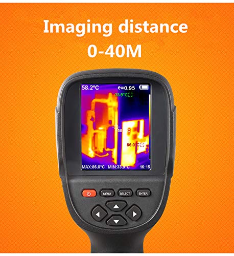 Hti HT-18,Thermal Imaging Camera-Handheld Infrared Camera with Real-Time Thermal Image,Infrared Image Resolution 220 x 160-Temperature Measurement Range -20°C-300°C,IR Thermal Imager