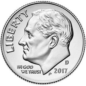 2017 d bu roosevelt dime choice uncirculated us mint