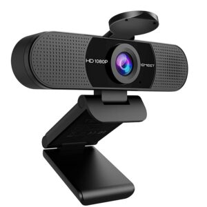 1080p webcam with microphone, c960 web camera, 2 mics streaming webcam, 90°view computer camera, plug and play usb webcam for online calling/conferencing, zoom/skype/facetime/youtube, laptop/desktop