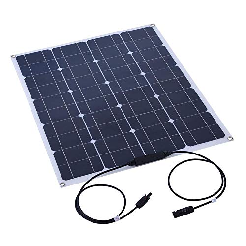 80W Semi Foldable Solar Panel Mono Semi Flexible Solar Panel Battery Charging for Smart Car RV Boat Caravan