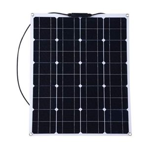 80W Semi Foldable Solar Panel Mono Semi Flexible Solar Panel Battery Charging for Smart Car RV Boat Caravan