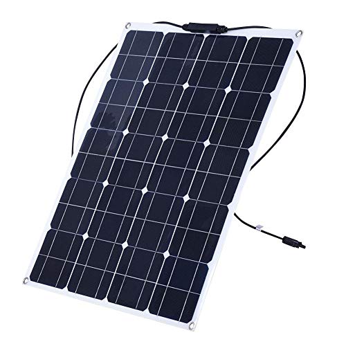 80W Semi Foldable Solar Panel Mono Semi Flexible Solar Panel Battery Charging for Smart Car RV Boat Caravan