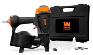 wen 61783 3/4-inch to 1-3/4-inch pneumatic coil roofing nailer