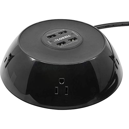 Lorell Compact 5-Outlet USB Power Pod (LLR33998)