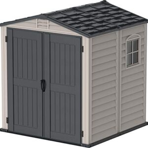 Duramax 30425 Storemate Plus Outdoor Storage Shed, Gray/Dark Gray