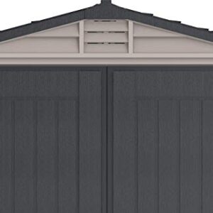 Duramax 30425 Storemate Plus Outdoor Storage Shed, Gray/Dark Gray