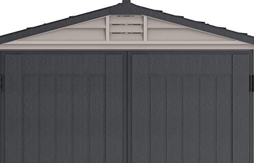 Duramax 30425 Storemate Plus Outdoor Storage Shed, Gray/Dark Gray