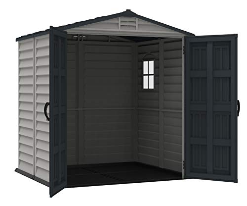 Duramax 30425 Storemate Plus Outdoor Storage Shed, Gray/Dark Gray