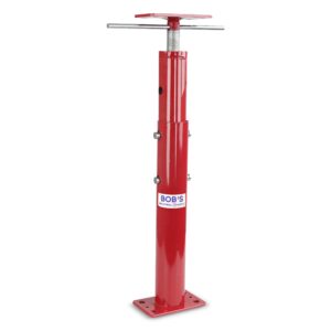 bisupply basement floor jack 19” - 36” adjustable support beam house jack post - floor lifting joist beam brace for cellar ceiling 9700 lbs max capacity screw pole jack