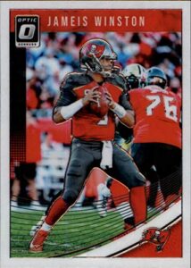 2018 donruss optic #92 jameis winston tampa bay buccaneers nfl football trading card