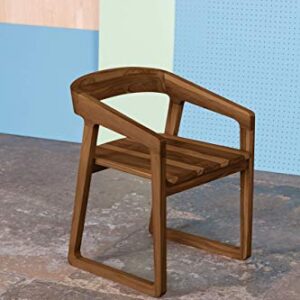 Celine Dining Chair in Dark teak