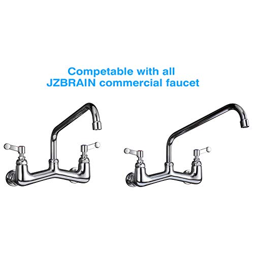 JZBRAIN 14" Swivel Gooseneck Spout for All JZBRAIN Commerical Faucet Wall Mount Kitchen Faucet Swing Nozzle Replacement 14 Inch