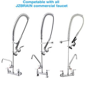 JZBRAIN 14" Swivel Gooseneck Spout for All JZBRAIN Commerical Faucet Wall Mount Kitchen Faucet Swing Nozzle Replacement 14 Inch