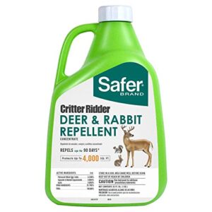 safer brand concentrate brand 5972 critter ridder deer & rabbit repellent – 32 oz, 1 count (pack of 1)