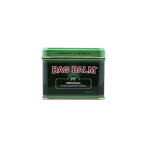 Bag Balm Vermont's Original for Cracked Hands, Dry Skin - Moisturizing Lotion Salve 8 Ounce - 2 Pack