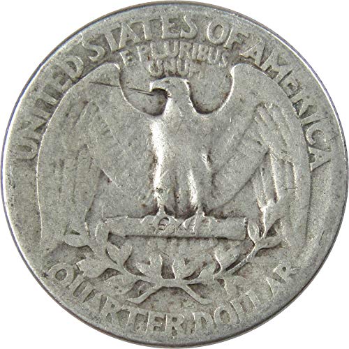 1944 Washington Quarter G Good 90% Silver 25c US Coin Collectible