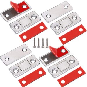 cabinet magnetic catch jiayi 4 pack ultra thin cabinet door magnetic catch for drawer magnets adhesive cabinet latch magnetic closures for kitchen closet door closing magnetic door catch closer