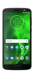 motorola moto g6 xt1925-6 smartphone gsm unlocked and verizon 32gb black certified renewed