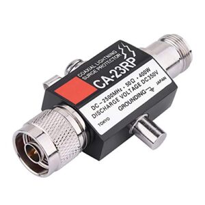 50Ω DC-2500MHz N Connector 400W Coaxial Lightning Surge Protection Protector Arrester Arrestor Replacememnt