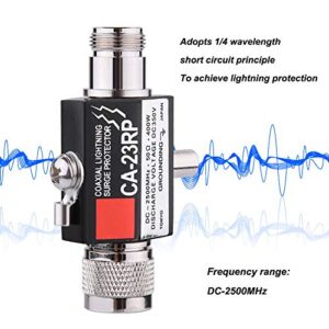 50Ω DC-2500MHz N Connector 400W Coaxial Lightning Surge Protection Protector Arrester Arrestor Replacememnt