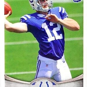 2012 Topps NFL Football Factory Sealed 445 Card Set with Rookie Cards of Andrew Luck, Russell Wilson, Nick Foles and Others Plus Stars including Tom Brady and Peyton Manning plus