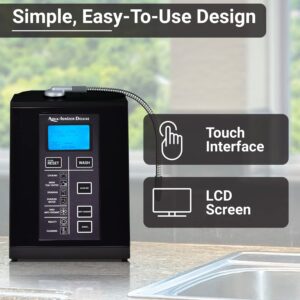 Aqua Ionizer Deluxe 9.5 Anti-Oxidant Boost Water Ionizer |Produces pH 3.0-11.5 Alkaline Water Filtration System| Up to -880mV ORP | 4000 Liters Per Filter | 7 Water Settings