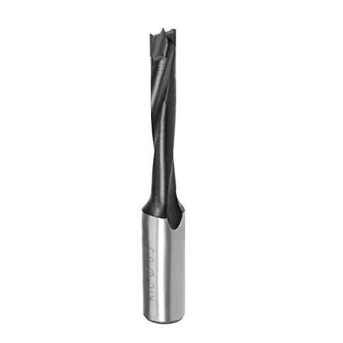 uxcell Brad Point Drill Bits for Wood 6.5mm x 70mm Forward Turning HSS for Woodworking Carpentry Drilling Tool